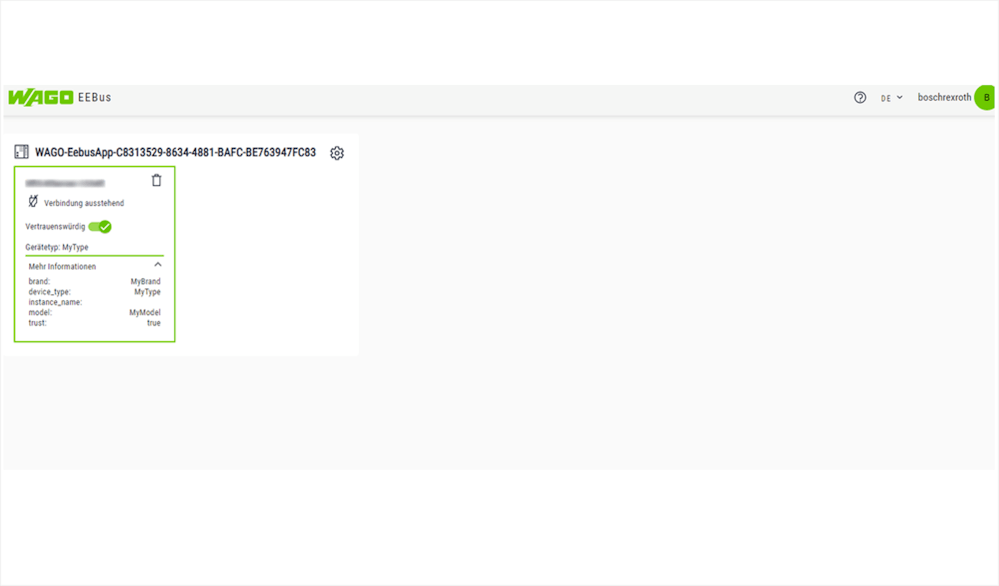 WAGO EEBUS Connector