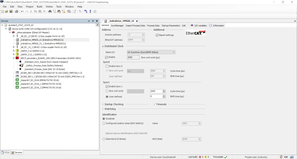 CtrlX PLC with Nexeed system