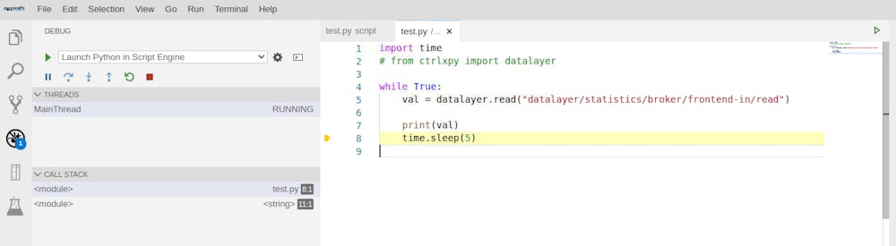 Python "script engine" program error
