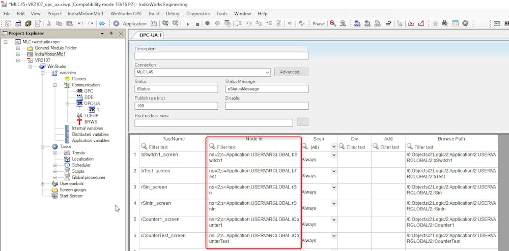 Is it possible to change the node ID of a datalayer variable to a ...