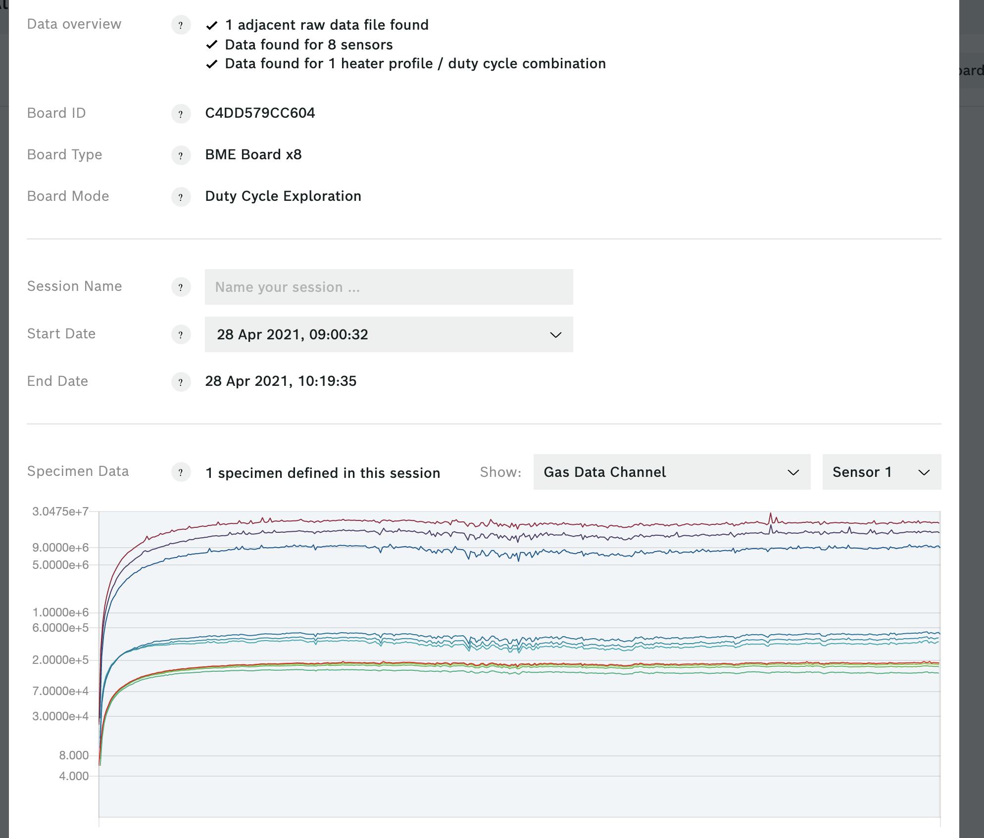 Feature Extraction using BME AI-Studio for BME688 Development Kit x8