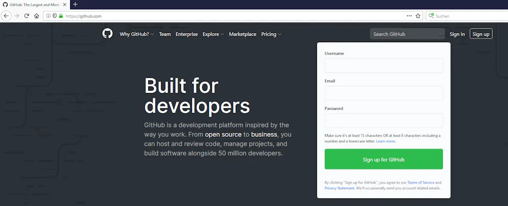 Create and change a GIT repository on GitHub