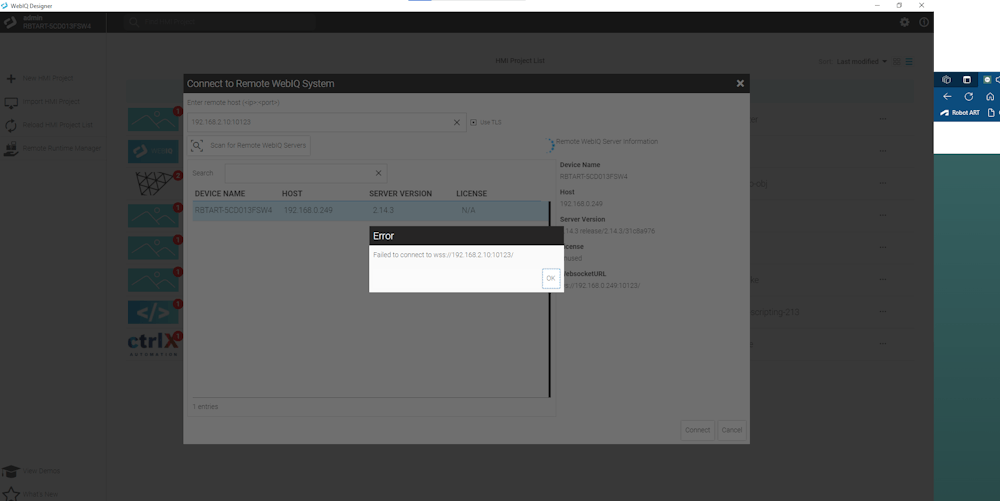 cannot publish to core