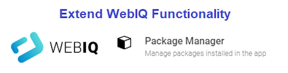 WebIQ - Create package with UI-Actions and Local Scripts