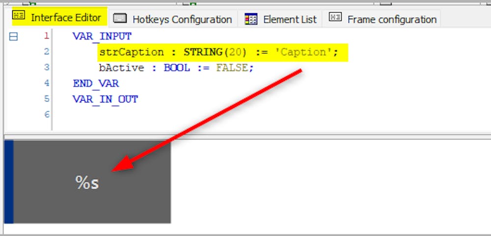 Codesys Webvisu - How to include reference variable string of frame object to translation list?