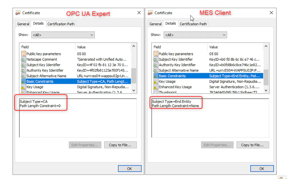 Problems with OPC UA Server
