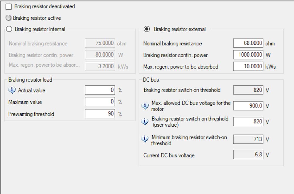 S-0-0423 adding external brake resistor