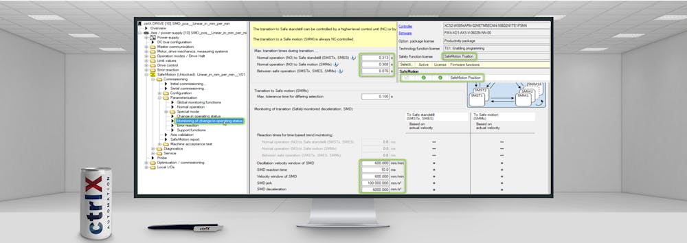 How to parameterize SafeMotion (SMO) position package