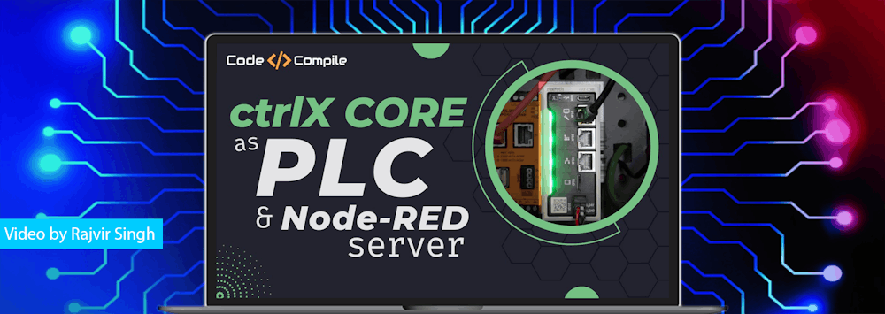 Use ctrlX CORE as PLC and Node-RED server