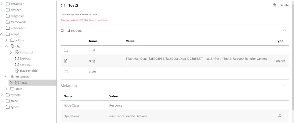 Creating an instance Error