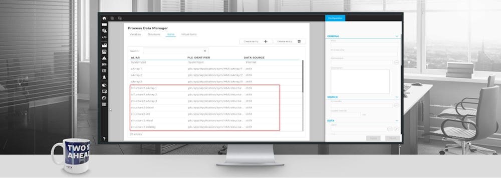 WebIQ - Browsing of variables, arrays & structures in OPC UA