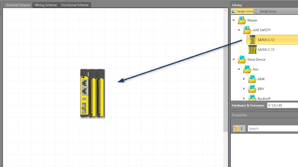 EtherCAT FSoE connection with ctrlX CORE, ctrlX SAFETY and ctrlX DRIVE