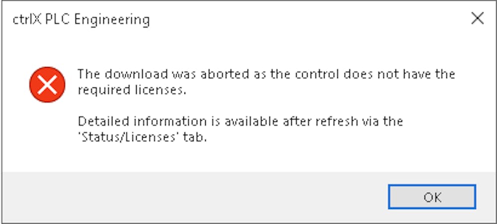 License failed: productcode=12291 [Visu Tags]