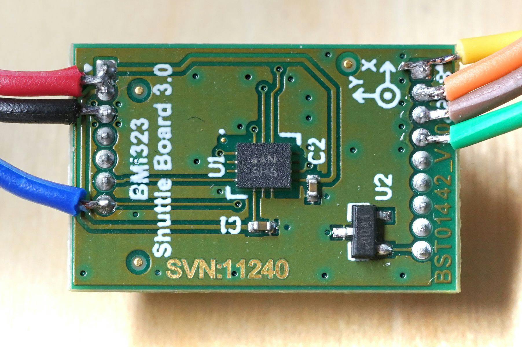 BMI323 Shuttle Board with wrong Sensor?