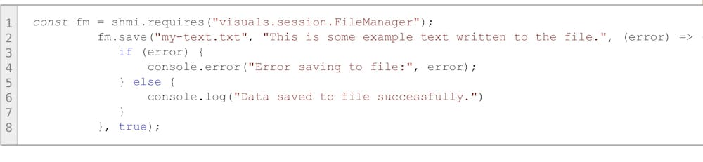 How to read saved file with WebIQ and Js?