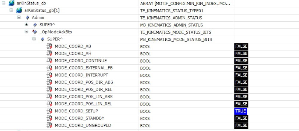 Kinematic/Axis Interface state machine documentation (safe motion problem)