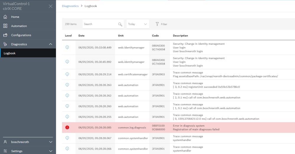 Error in diagnosis system, Registration of main diagnoses failed