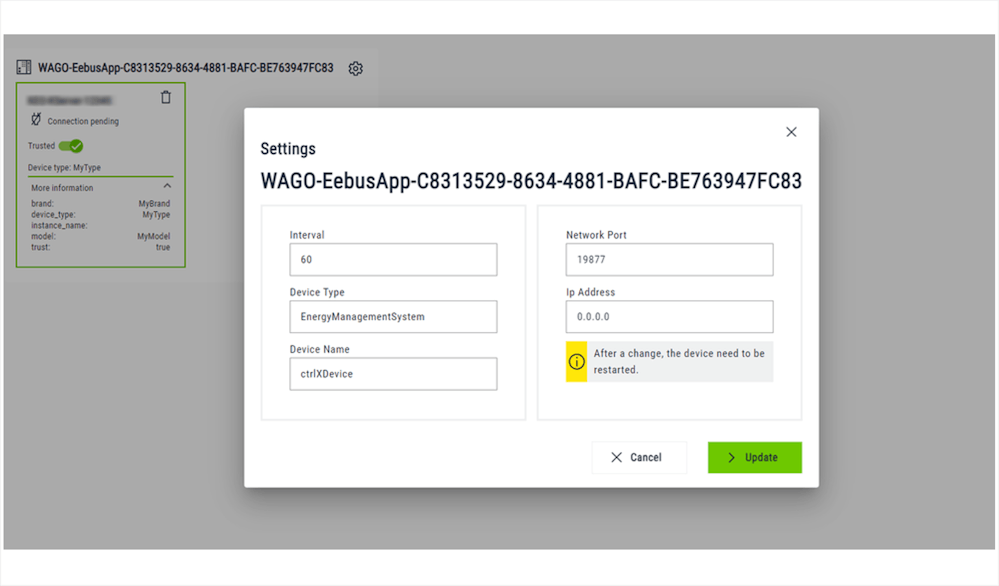 WAGO EEBUS Connector