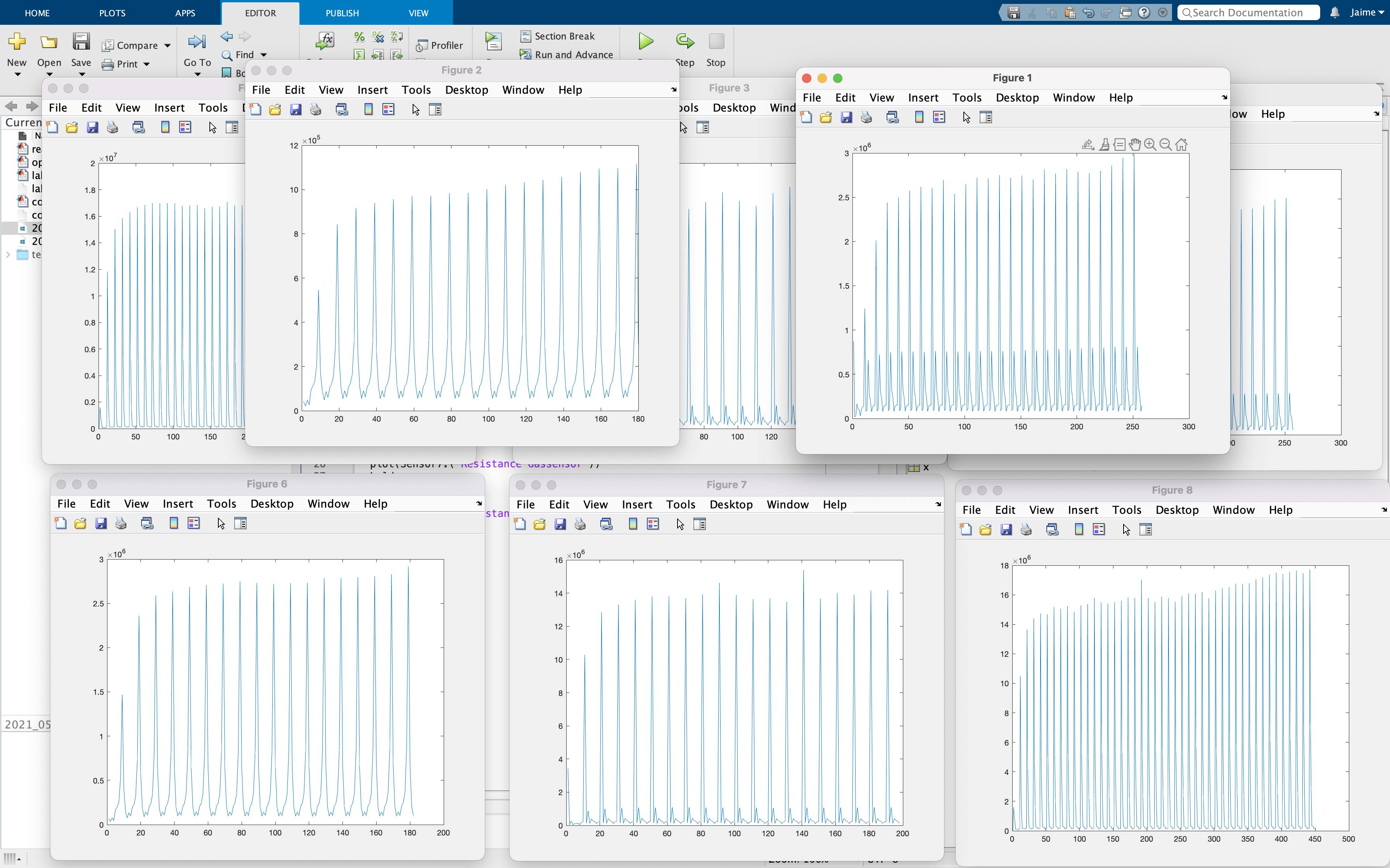 Feature Extraction using BME AI-Studio for BME688 Development Kit x8