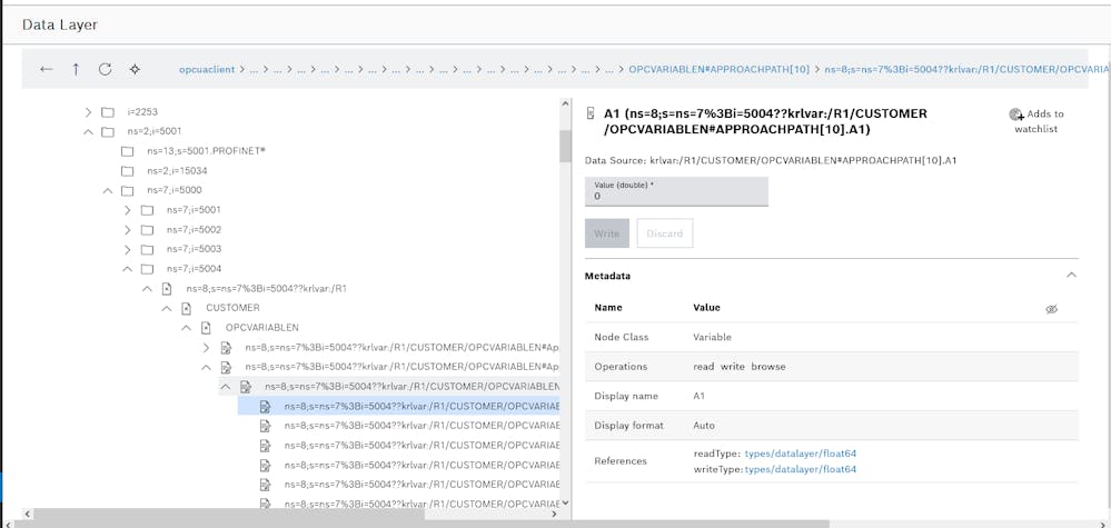 Write value in DataLayerNode with NodeName 255+ characters