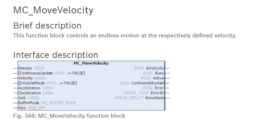 Mc_MoveVelocity - ContinuousUpdate input