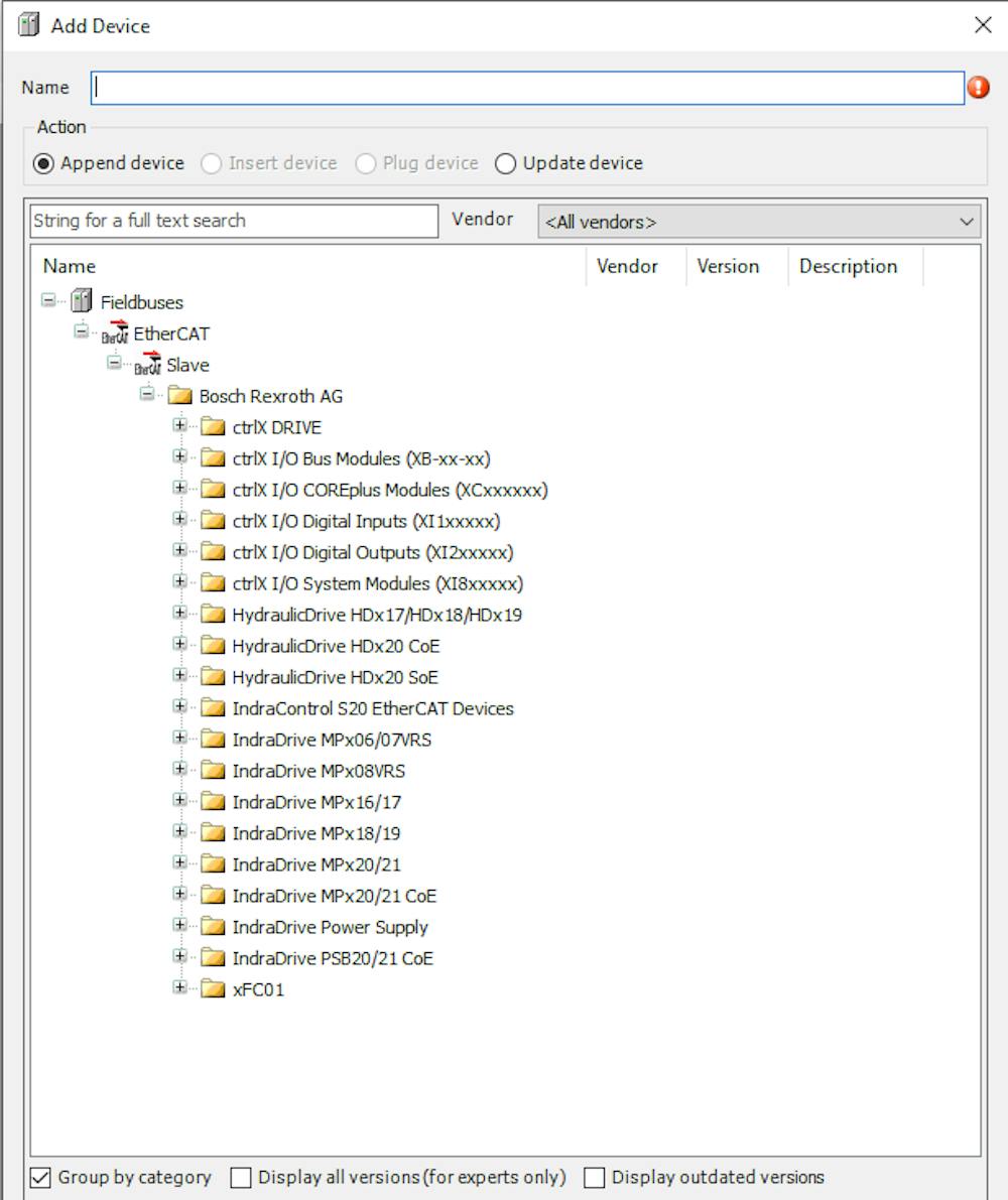 Configuring Analog IO module in ctrlX I/O engineering