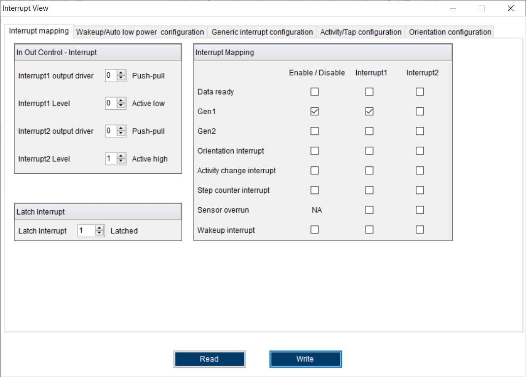 BMA400: noise performance, falsely activity detection interrupts.