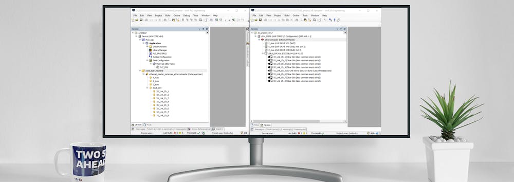 Import EtherCAT IO realtime data offline into ctrlX PLC Engineering
