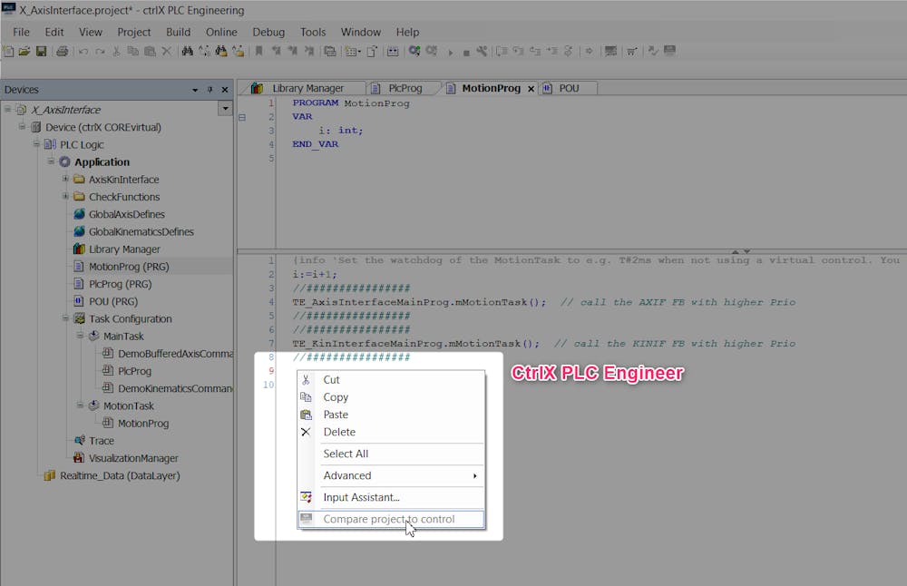 "Commond Axis…" or "ST code template"