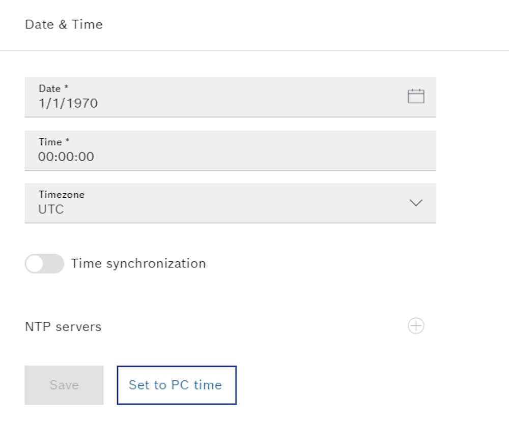 Change Date and Time of the Core through the PLC