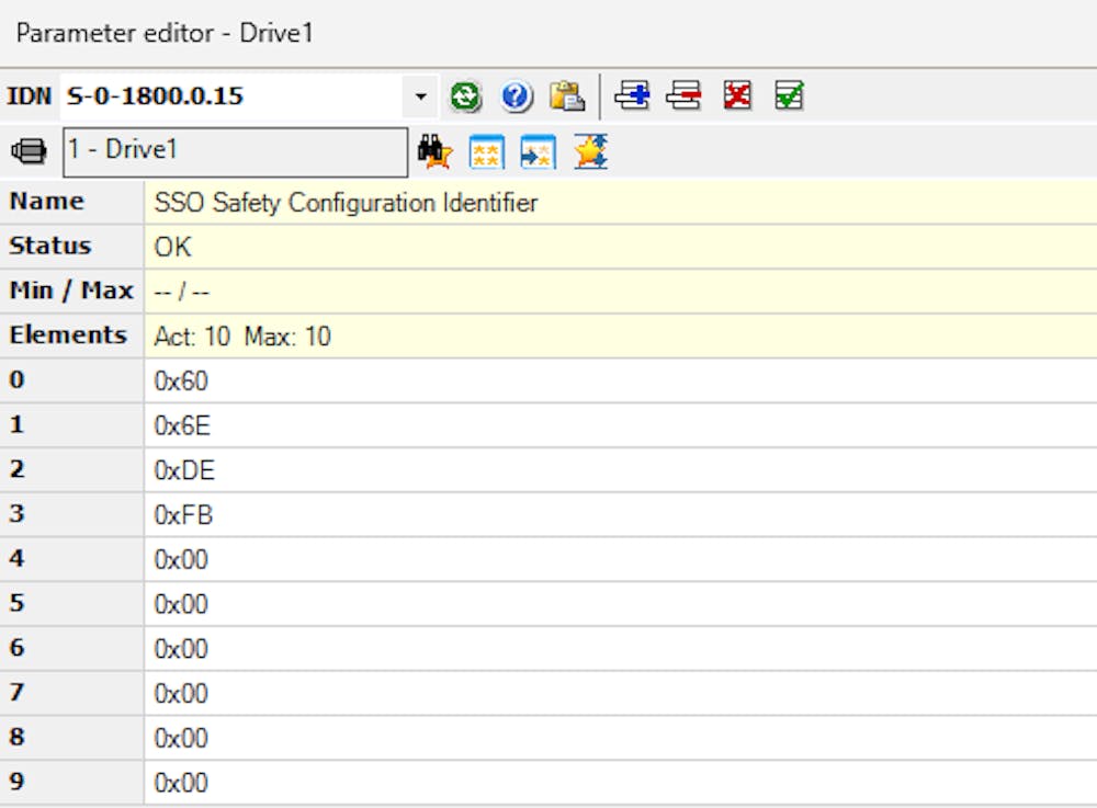 SCCRC Indradrive connected to XM with Safelogic