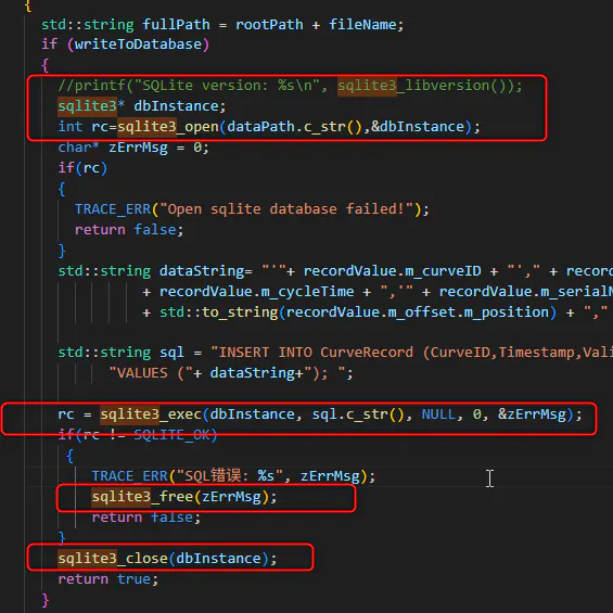 How to link sqlite3 library in the bundle?