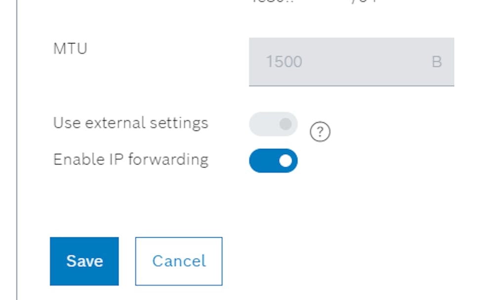 Enabling IP Forwarding on VPN App v2.4.1