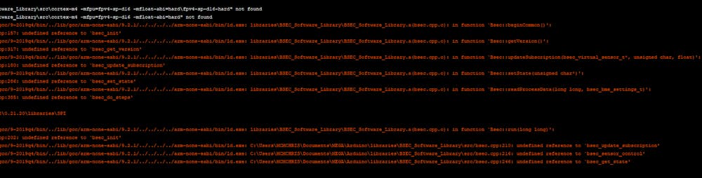 (RAK4631) nRF52840 + BME680 on Arduino IDE BSEC Library error