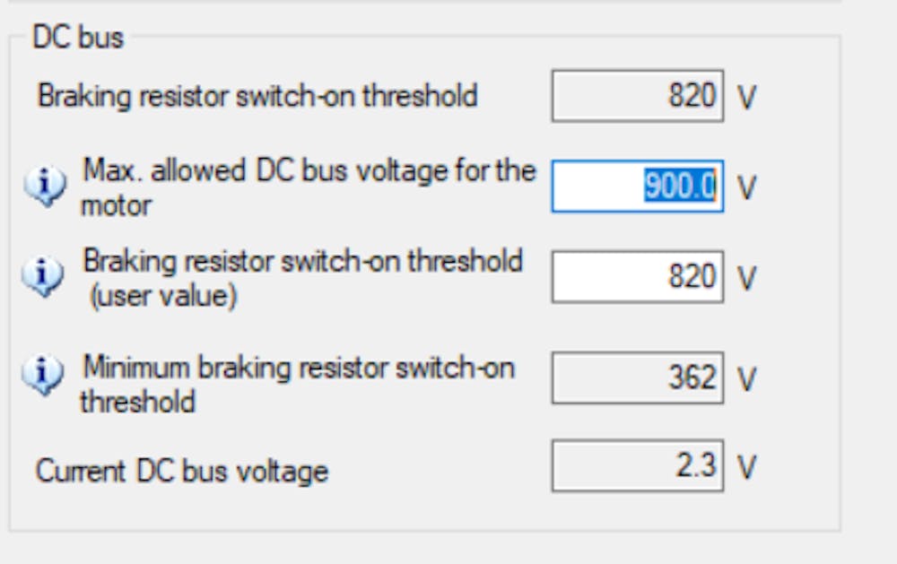 What mains voltage with ML3 linear motor on ctlrX DRIVE?