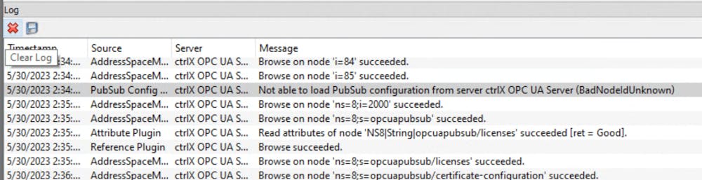 [OPCUA Pub Sub]Not able to load pubsub configuration