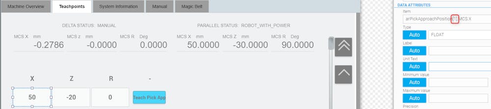 WebIQ Indexing Array